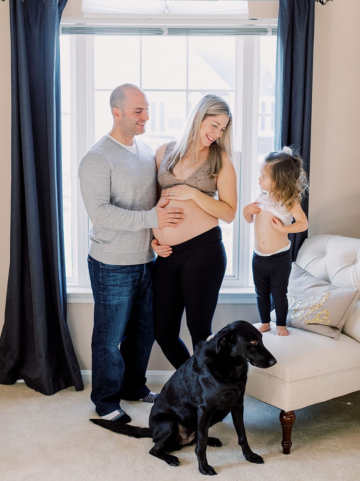 An In-Home Maternity Session \ Delaware Lifestyle Maternity Photographer